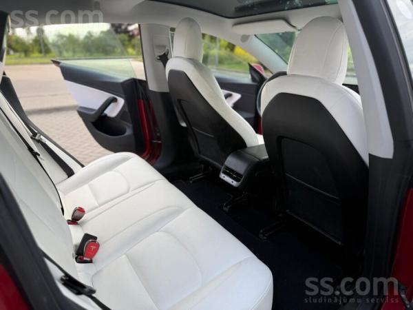 Sarkans Tesla Model 3 2019 Rīga, ar dzinēja tilpumu 0.00 L un nobraukumu 178 tūkst. km par 22900 €, foto 7 vietnē AUTOMOTO.COM.LV