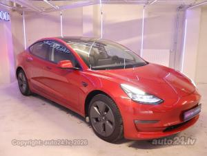 Red Tesla Model 3 2021 in Tallinn, with an engine capacity of 0.00 L and mileage of 58 thousand km for 30990 €, photo 7 on AUTOMOTO.COM.LV