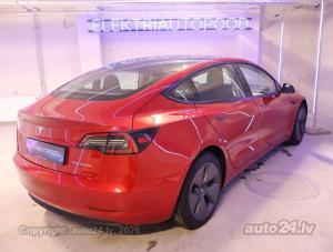 Red Tesla Model 3 2021 in Tallinn, with an engine capacity of 0.00 L and mileage of 58 thousand km for 30990 €, photo 9 on AUTOMOTO.COM.LV