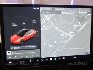 Red Tesla Model 3 2021 in Tallinn, with an engine capacity of 0.00 L and mileage of 58 thousand km for 30990 €, photo 20 on AUTOMOTO.COM.LV