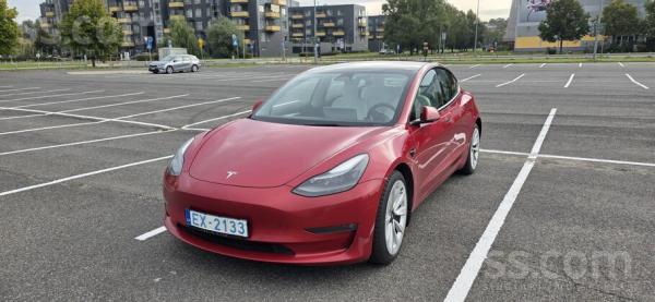 Sarkans Tesla Model 3 2021 Rīga, ar dzinēja tilpumu 0.00 L un nobraukumu 200 tūkst. km par 19500 €, foto 4 vietnē AUTOMOTO.COM.LV
