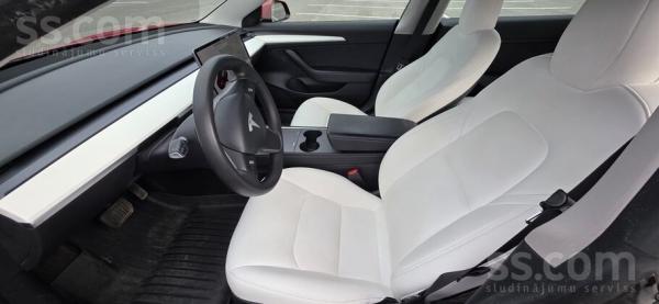 Sarkans Tesla Model 3 2021 Rīga, ar dzinēja tilpumu 0.00 L un nobraukumu 200 tūkst. km par 19500 €, foto 11 vietnē AUTOMOTO.COM.LV