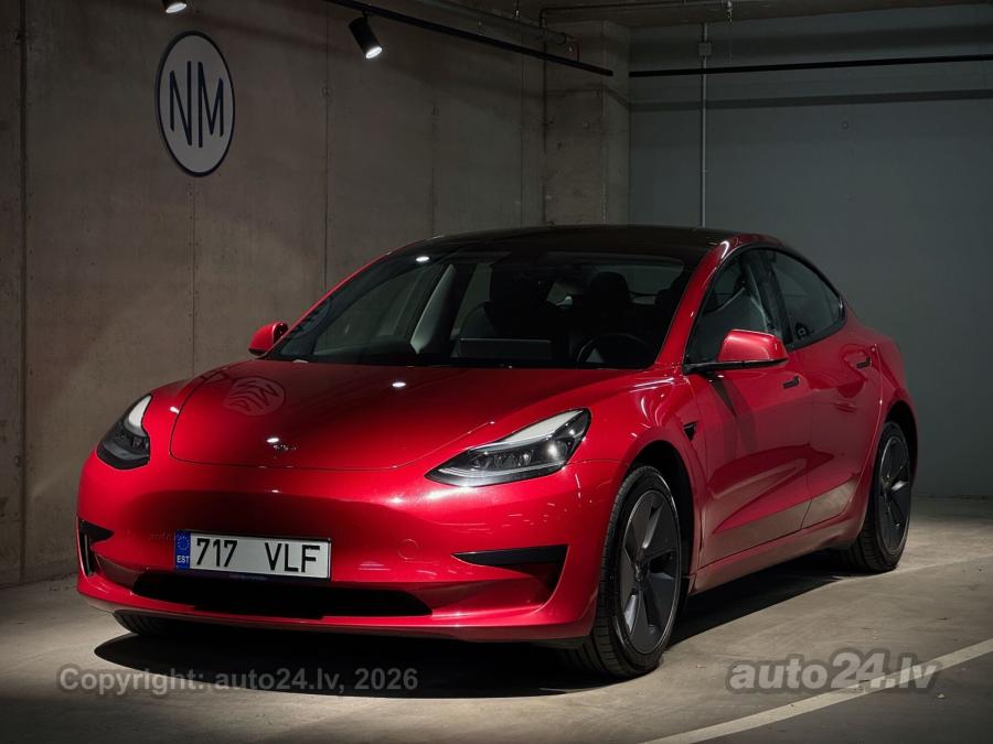 Sarkans Tesla Model 3 2022 Tallina, ar dzinēja tilpumu 0.00 L un nobraukumu 148 tūkst. km par 19990 €, foto 4 vietnē AUTOMOTO.COM.LV