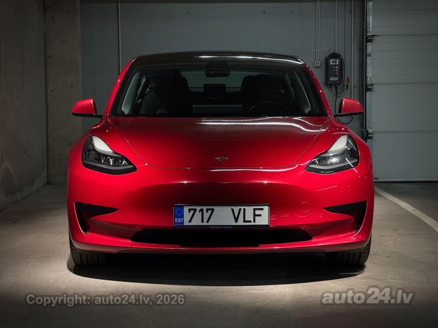 Sarkans Tesla Model 3 2022 Tallina, ar dzinēja tilpumu 0.00 L un nobraukumu 148 tūkst. km par 19990 €, foto 6 vietnē AUTOMOTO.COM.LV