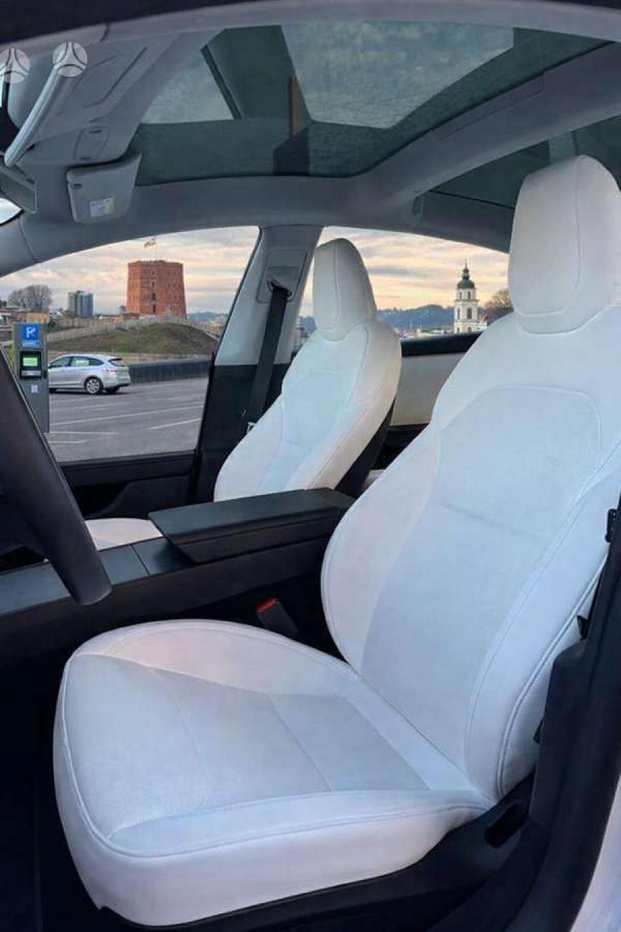 Sarkans Tesla Model 3 2024 Viļņa, ar dzinēja tilpumu 0.00 L un nobraukumu 40 tūkst. km par 38900 €, foto 7 vietnē AUTOMOTO.COM.LV