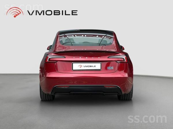 Sarkans Tesla Model 3 2025 Rīga, ar dzinēja tilpumu 0.00 L un nobraukumu 10 tūkst. km par 67550 €, foto 4 vietnē AUTOMOTO.COM.LV