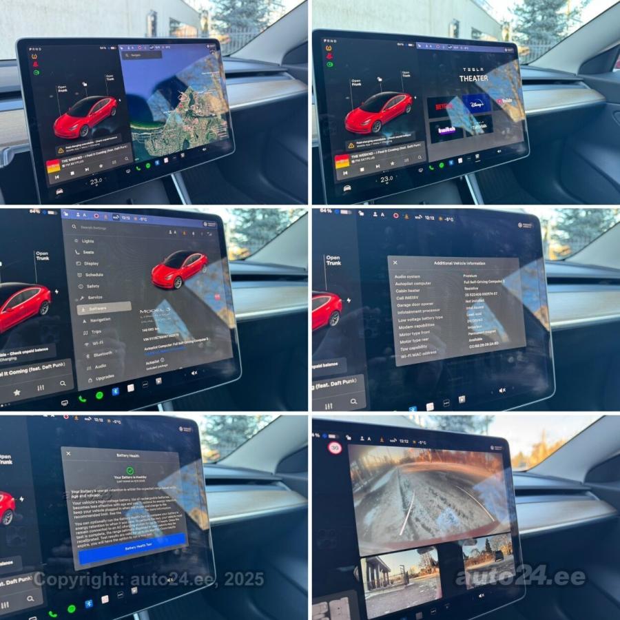 Tesla Model 3 2019 Tallina, ar dzinēja tilpumu 0.00 L un nobraukumu 146 tūkst. km par 19999 €, foto 11 vietnē AUTOMOTO.COM.LV