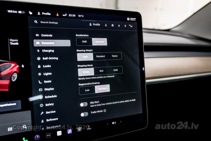 Tesla Model 3 2019 Pērnava, ar dzinēja tilpumu 0.00 L un nobraukumu 210 tūkst. km par 18990 €, foto 24 vietnē AUTOMOTO.COM.LV