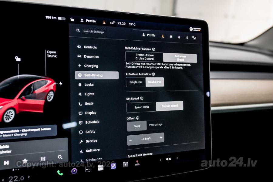 Tesla Model 3 2019 Pērnava, ar dzinēja tilpumu 0.00 L un nobraukumu 210 tūkst. km par 18990 €, foto 25 vietnē AUTOMOTO.COM.LV