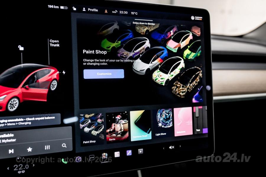 Tesla Model 3 2019 Pērnava, ar dzinēja tilpumu 0.00 L un nobraukumu 210 tūkst. km par 18990 €, foto 27 vietnē AUTOMOTO.COM.LV