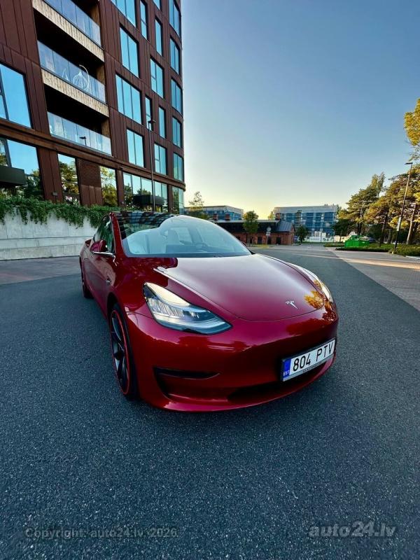 Tesla Model 3 2020 Tallina, ar dzinēja tilpumu 0.00 L un nobraukumu 60 tūkst. km par 28500 €, foto  vietnē AUTOMOTO.COM.LV