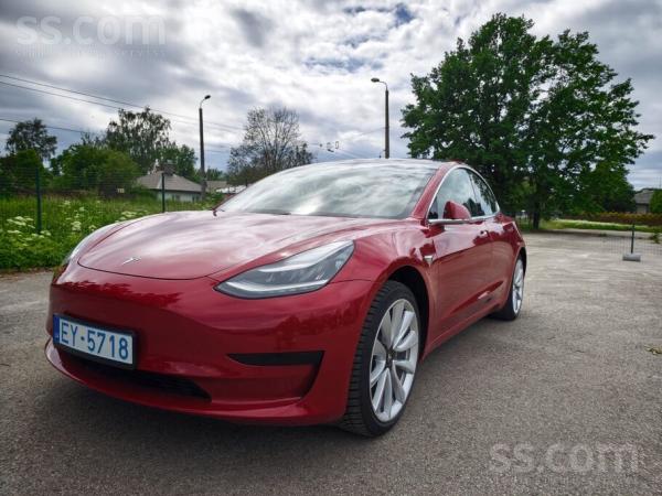 Тесла Модель 3 2020 в Рига, объемом двигателя 0.00 л и пробегом 123 тыс. км за 17500 €, фото 1 на AUTOMOTO.COM.LV