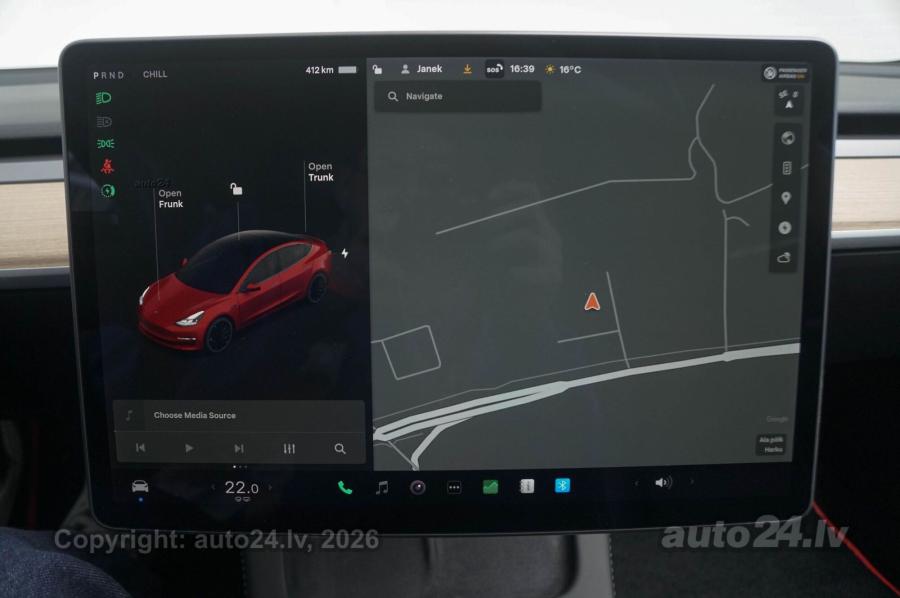 Tesla Model 3 2021 Tallina, ar dzinēja tilpumu 0.00 L un nobraukumu 98 tūkst. km par 29490 €, foto 14 vietnē AUTOMOTO.COM.LV