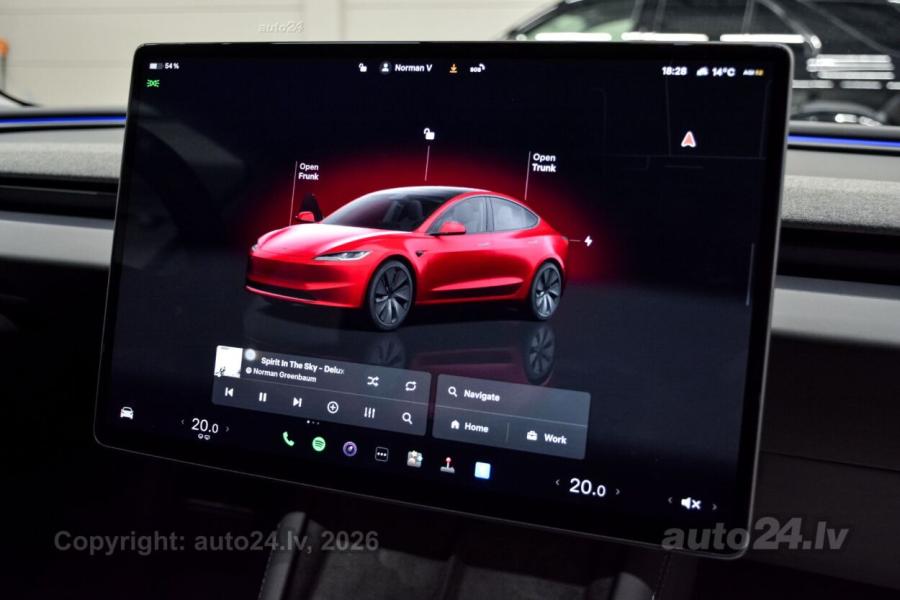 Tesla Model 3 2024 Tallina, ar dzinēja tilpumu 0.00 L un nobraukumu 42 tūkst. km par 41900 €, foto 14 vietnē AUTOMOTO.COM.LV