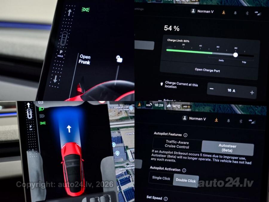 Tesla Model 3 2024 Tallina, ar dzinēja tilpumu 0.00 L un nobraukumu 42 tūkst. km par 41900 €, foto 18 vietnē AUTOMOTO.COM.LV
