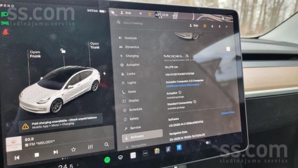 Balts Tesla Model 3 2019 Rīga, ar dzinēja tilpumu 0.00 L un nobraukumu 139 tūkst. km par 17700 €, foto 3 vietnē AUTOMOTO.COM.LV