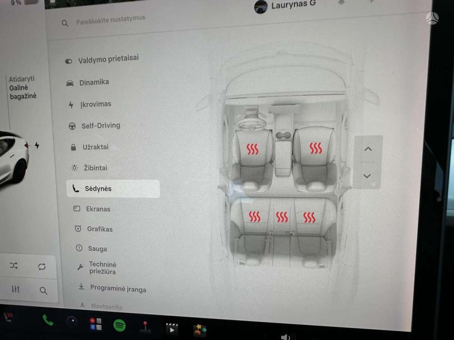 White Tesla Model 3 2019 in Vilnius, with an engine capacity of 0.00 L and mileage of 247 thousand km for 18200 €, photo 22 on AUTOMOTO.COM.LV