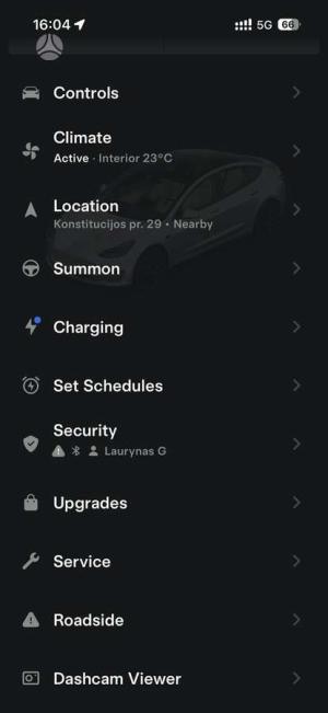 White Tesla Model 3 2019 in Vilnius, with an engine capacity of 0.00 L and mileage of 247 thousand km for 18200 €, photo 32 on AUTOMOTO.COM.LV