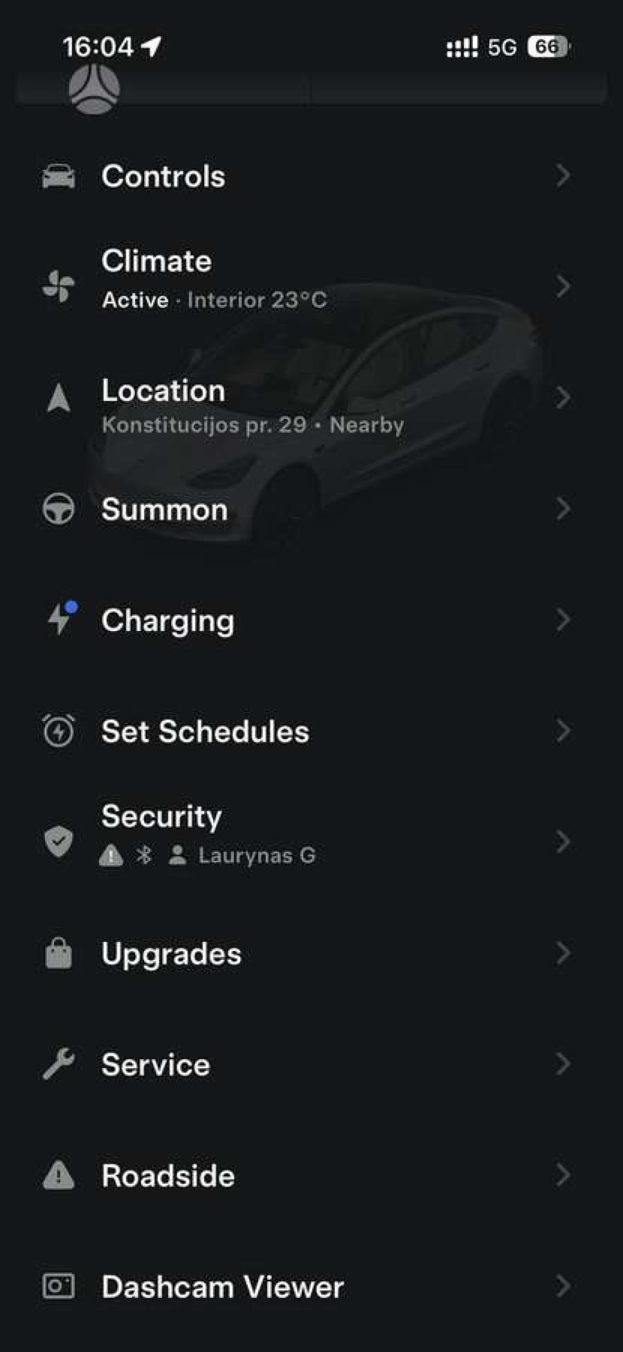 White Tesla Model 3 2019 in Vilnius, with an engine capacity of 0.00 L and mileage of 247 thousand km for 18200 €, photo 32 on AUTOMOTO.COM.LV