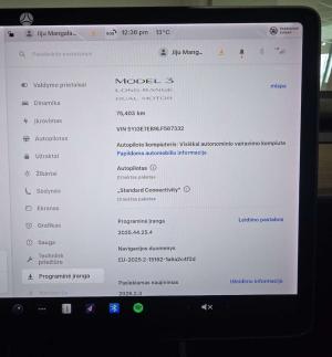 Белый Тесла Модель 3 2020 в Шяуляй, объемом двигателя 0.00 л и пробегом 75 тыс. км за 22900 €, фото 17 на AUTOMOTO.COM.LV