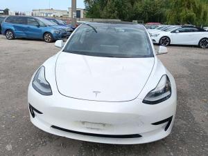 White Tesla Model 3 2020 in Marijampole, with an engine capacity of 0.00 L and mileage of 146 thousand km for 12400 €, photo 4 on AUTOMOTO.COM.LV