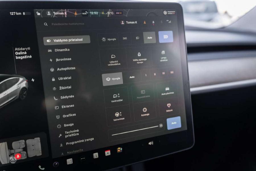Balts Tesla Model 3 2021 Viļņa, ar dzinēja tilpumu 0.00 L un nobraukumu 96 tūkst. km par 23990 €, foto 21 vietnē AUTOMOTO.COM.LV