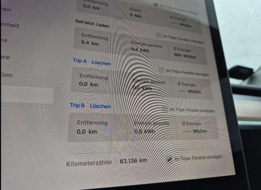White Tesla Model 3 2023 in Klaipeda, with an engine capacity of 0.00 L and mileage of 63 thousand km for 11500 €, photo 27 on AUTOMOTO.COM.LV