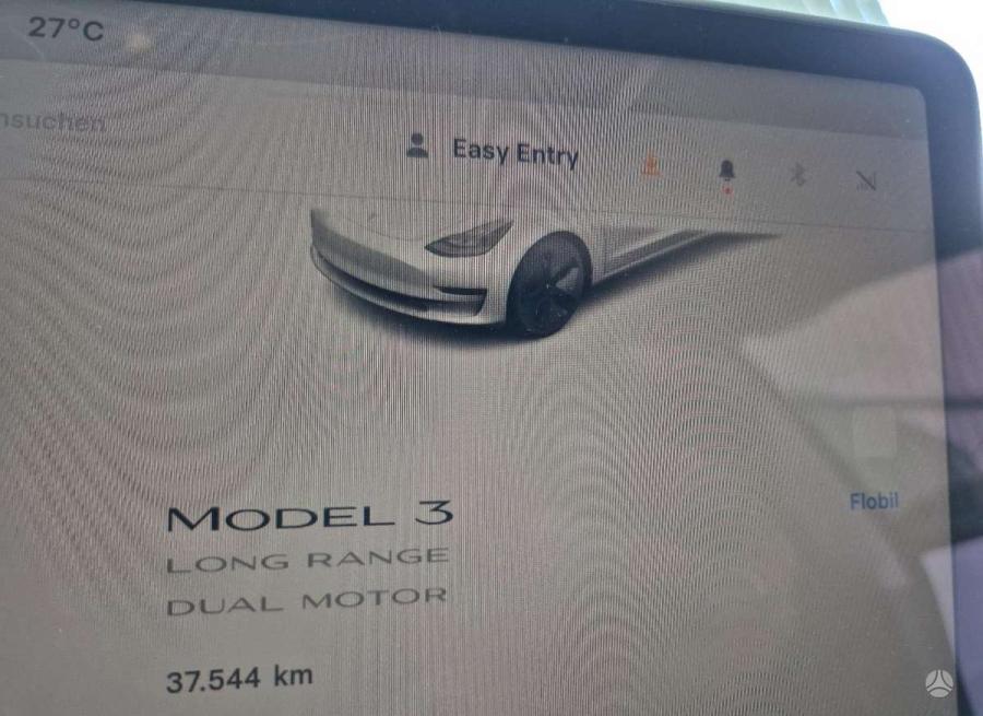 Balts Tesla Model 3 2023 Klaipėda, ar dzinēja tilpumu 0.00 L un nobraukumu 38 tūkst. km par 7700 €, foto 8 vietnē AUTOMOTO.COM.LV