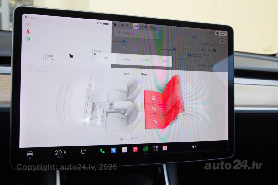 Белый Тесла Модель 3 2019 в Таллин, объемом двигателя 0.00 л и пробегом 129 тыс. км за 22490 €, фото 16 на AUTOMOTO.COM.LV