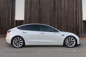 White Tesla Model 3 2019 in Tallinn, with an engine capacity of 0.00 L and mileage of 90 thousand km for 24400 €, photo 6 on AUTOMOTO.COM.LV