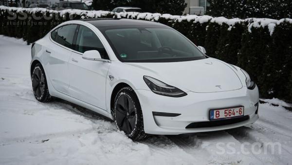 Balts Tesla Model 3 2020 Rīga, ar dzinēja tilpumu 0.00 L un nobraukumu 153 tūkst. km par 19950 €, foto 6 vietnē AUTOMOTO.COM.LV