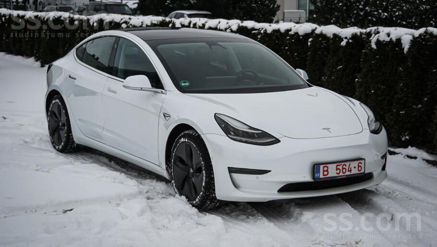 Balts Tesla Model 3 2020 Rīga, ar dzinēja tilpumu 0.00 L un nobraukumu 153 tūkst. km par 19950 €, foto 6 vietnē AUTOMOTO.COM.LV