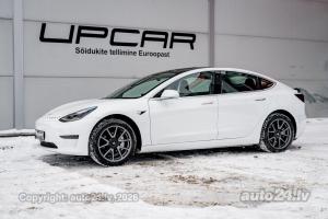 White Tesla Model 3 2020 in Parnu, with an engine capacity of 0.00 L and mileage of 106 thousand km for 17900 €, photo 3 on AUTOMOTO.COM.LV