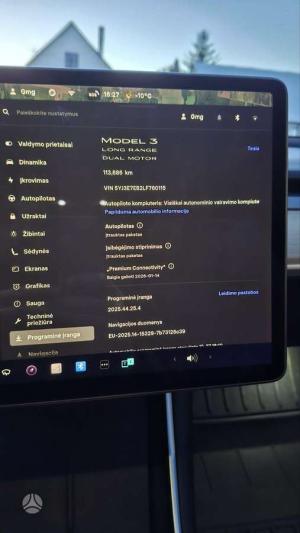Белый Тесла Модель 3 2020 в Пасвалис, объемом двигателя 0.00 л и пробегом 113 тыс. км за 19999 €, фото 11 на AUTOMOTO.COM.LV