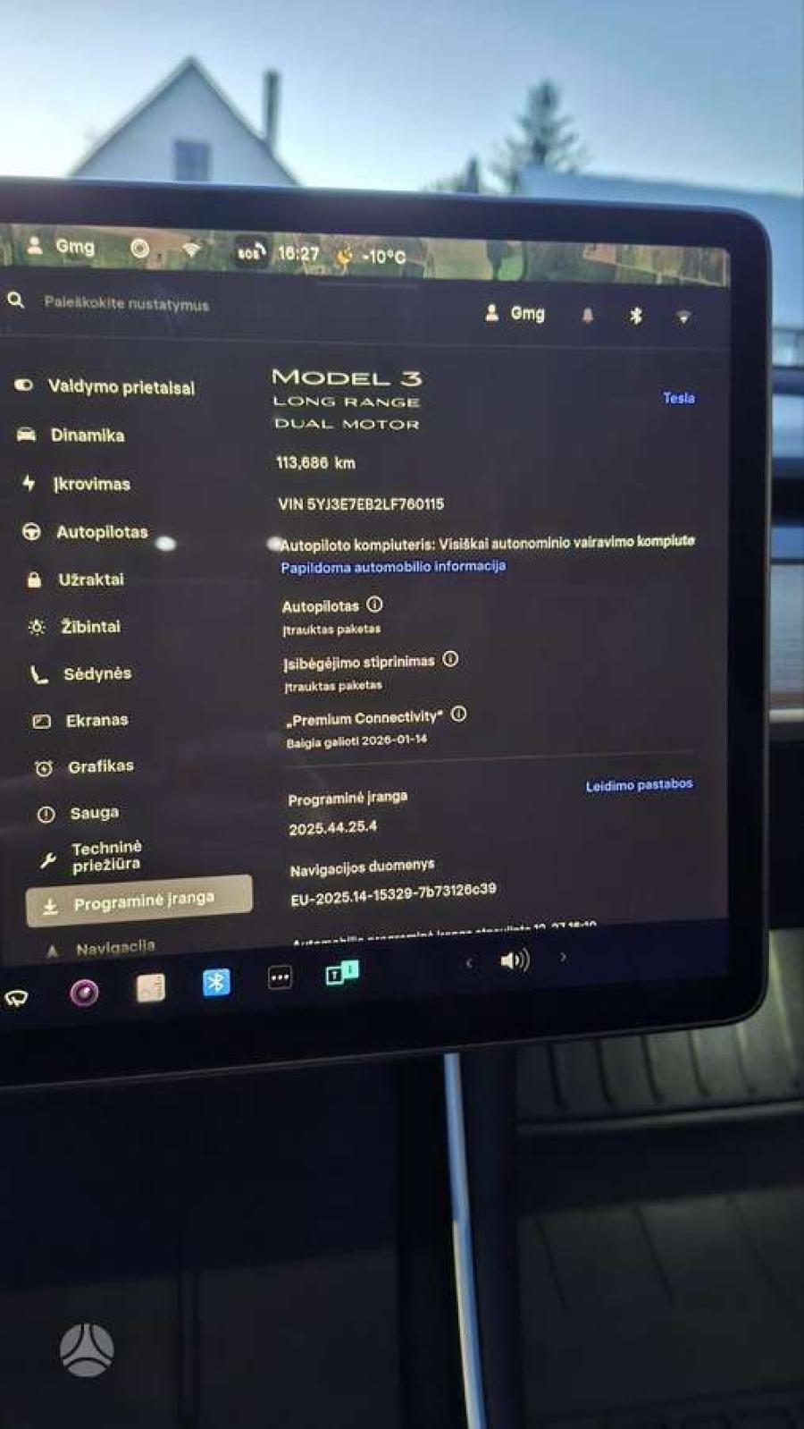 Белый Тесла Модель 3 2020 в Пасвалис, объемом двигателя 0.00 л и пробегом 113 тыс. км за 19999 €, фото 11 на AUTOMOTO.COM.LV