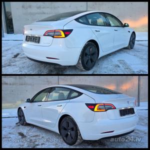 White Tesla Model 3 2020 in Viljandi, with an engine capacity of 0.00 L and mileage of 113 thousand km for 23800 €, photo 21 on AUTOMOTO.COM.LV