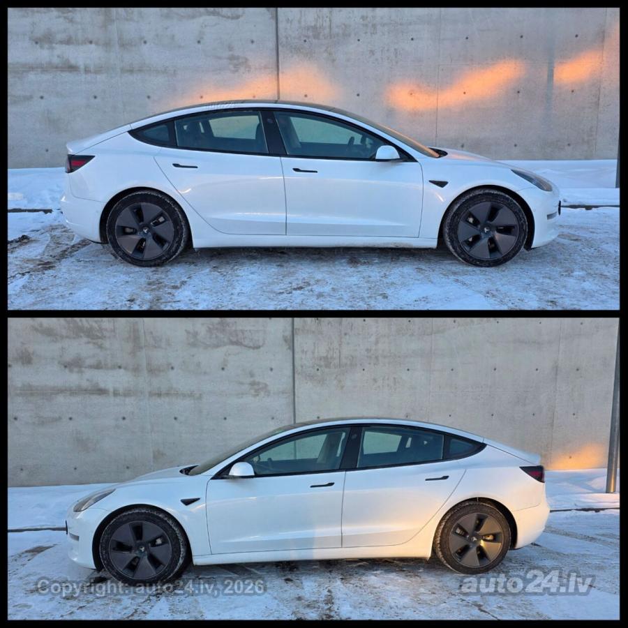 White Tesla Model 3 2020 in Viljandi, with an engine capacity of 0.00 L and mileage of 113 thousand km for 23800 €, photo 22 on AUTOMOTO.COM.LV