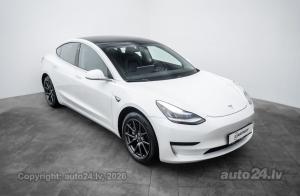 White Tesla Model 3 2020 in Tallinn, with an engine capacity of 0.00 L and mileage of 123 thousand km for 22899 €, photo 3 on AUTOMOTO.COM.LV