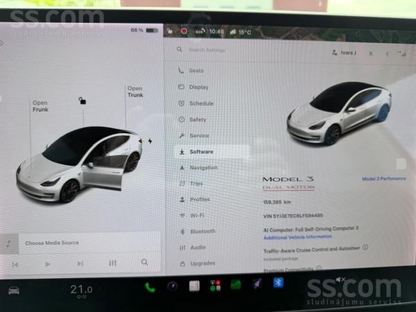 Balts Tesla Model 3 2020 Jēkabpils, ar dzinēja tilpumu 0.00 L un nobraukumu 159 tūkst. km par 21950 €, foto 8 vietnē AUTOMOTO.COM.LV
