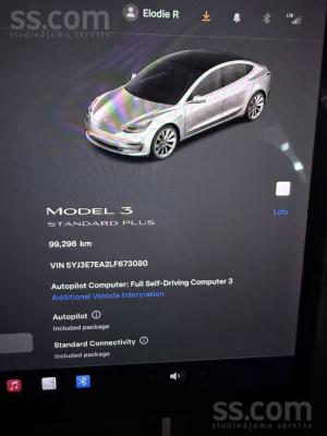 Balts Tesla Model 3 2020 Jelgava, ar dzinēja tilpumu 0.00 L un nobraukumu 99 tūkst. km par 12500 €, foto 18 vietnē AUTOMOTO.COM.LV