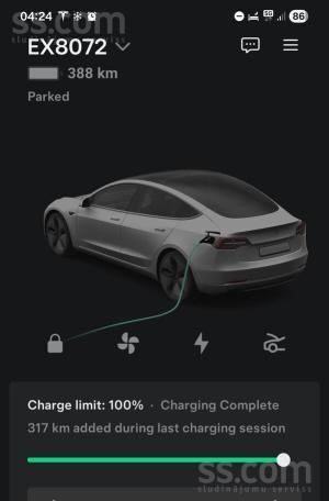 Balts Tesla Model 3 2020 Rīga, ar dzinēja tilpumu 0.00 L un nobraukumu 126 tūkst. km par 16500 €, foto 9 vietnē AUTOMOTO.COM.LV