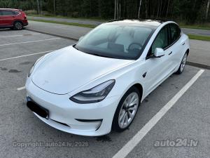 Balts Tesla Model 3 2020 Tallina, ar dzinēja tilpumu 0.00 L un nobraukumu 102 tūkst. km par 26400 €, foto  vietnē AUTOMOTO.COM.LV