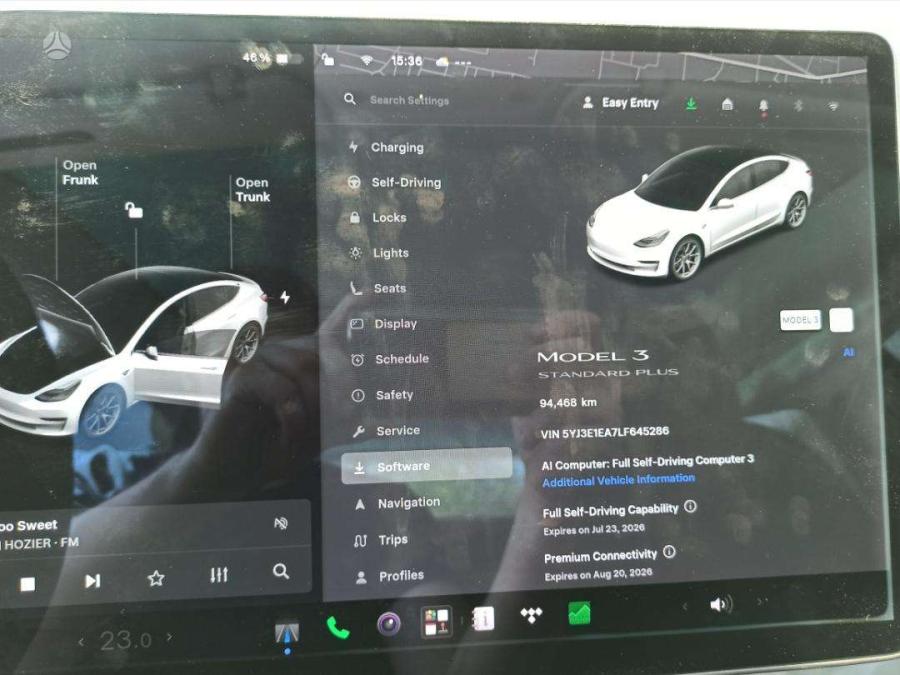Balts Tesla Model 3 2020 Ukmergė, ar dzinēja tilpumu 0.00 L un nobraukumu 95 tūkst. km par 8700 €, foto 13 vietnē AUTOMOTO.COM.LV