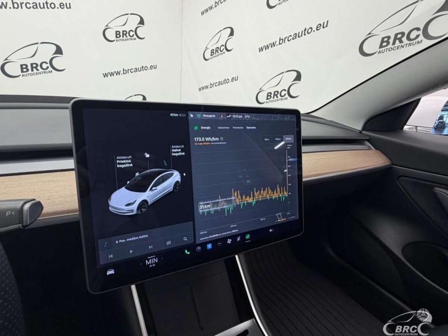Balts Tesla Model 3 2020 Viļņa, ar dzinēja tilpumu 0.00 L un nobraukumu 172 tūkst. km par 15600 €, foto 25 vietnē AUTOMOTO.COM.LV