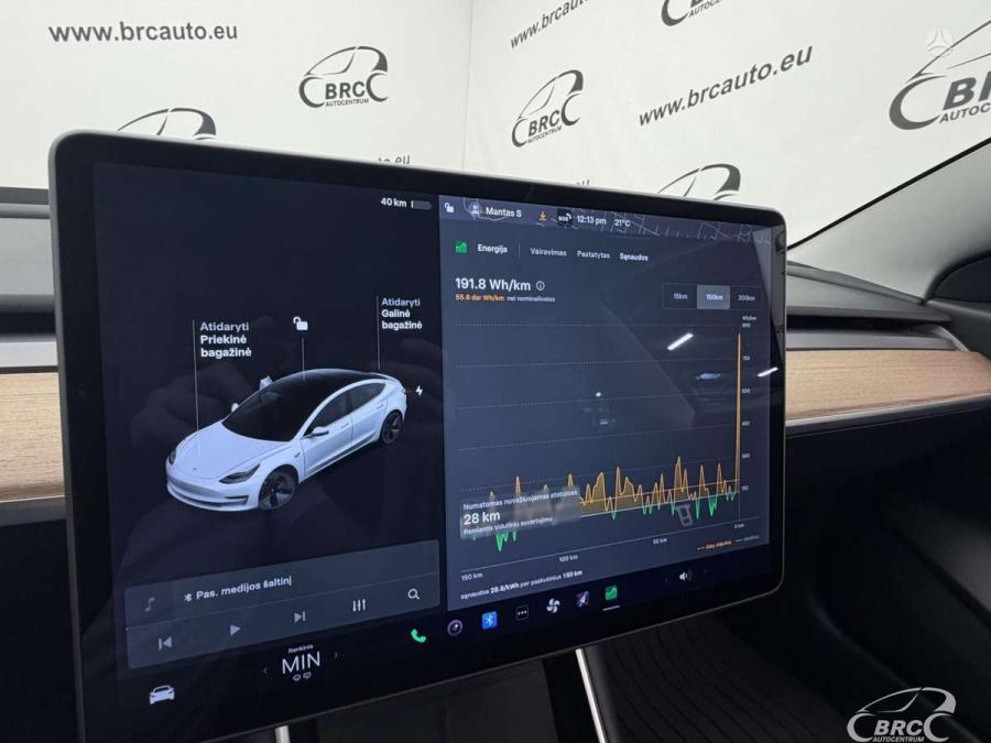 Balts Tesla Model 3 2020 Viļņa, ar dzinēja tilpumu 0.00 L un nobraukumu 172 tūkst. km par 15600 €, foto 29 vietnē AUTOMOTO.COM.LV