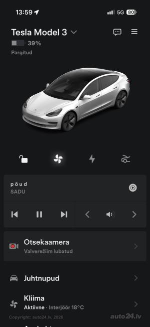 Balts Tesla Model 3 2020 Tallina, ar dzinēja tilpumu 0.00 L un nobraukumu 215 tūkst. km par 19999 €, foto 10 vietnē AUTOMOTO.COM.LV