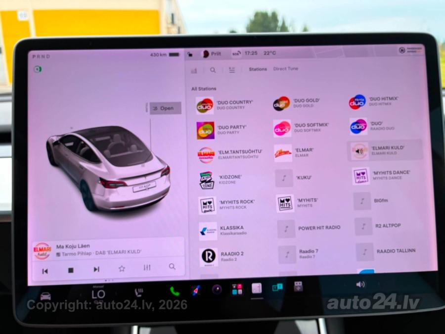 White Tesla Model 3 2020 in Viljandi, with an engine capacity of 0.00 L and mileage of 130 thousand km for 27999 €, photo 20 on AUTOMOTO.COM.LV