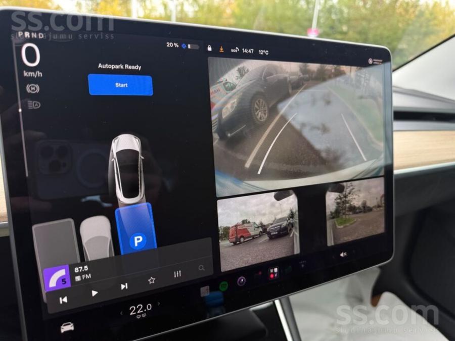Balts Tesla Model 3 2020 Jelgava, ar dzinēja tilpumu 0.00 L un nobraukumu 124 tūkst. km par 19500 €, foto 21 vietnē AUTOMOTO.COM.LV