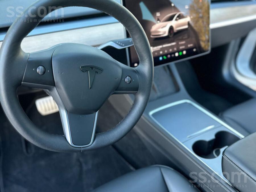 Balts Tesla Model 3 2021 Rīga, ar dzinēja tilpumu 0.00 L un nobraukumu 113 tūkst. km par 27500 €, foto 13 vietnē AUTOMOTO.COM.LV