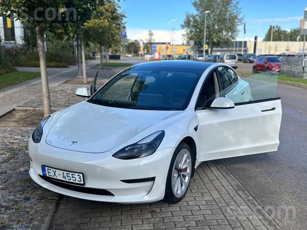 Balts Tesla Model 3 2021 Rīga, ar dzinēja tilpumu 0.00 L un nobraukumu 103 tūkst. km par 27750 €, foto 9 vietnē AUTOMOTO.COM.LV